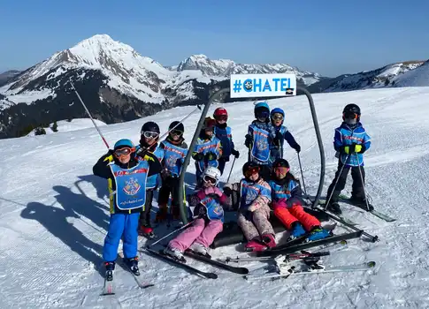 Cours collectifs de ski Ourson à Étoile d'Or - esf Châtel