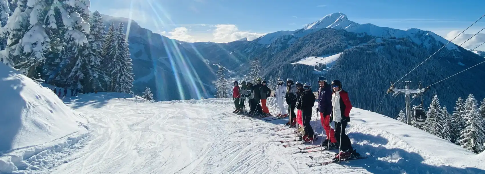 Cours collectifs de ski Ourson à Étoile d'Or - esf Châtel