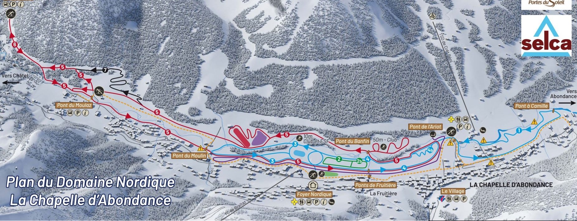 Cross-country skiing Classic or skating - esf Châtel